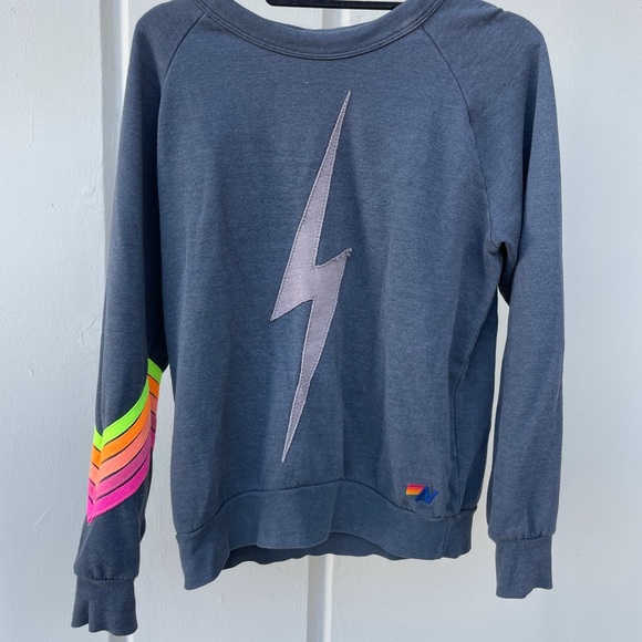 Aviator Nation | Sweaters | Aviator Nation Lightning Bolt Sweater In ...